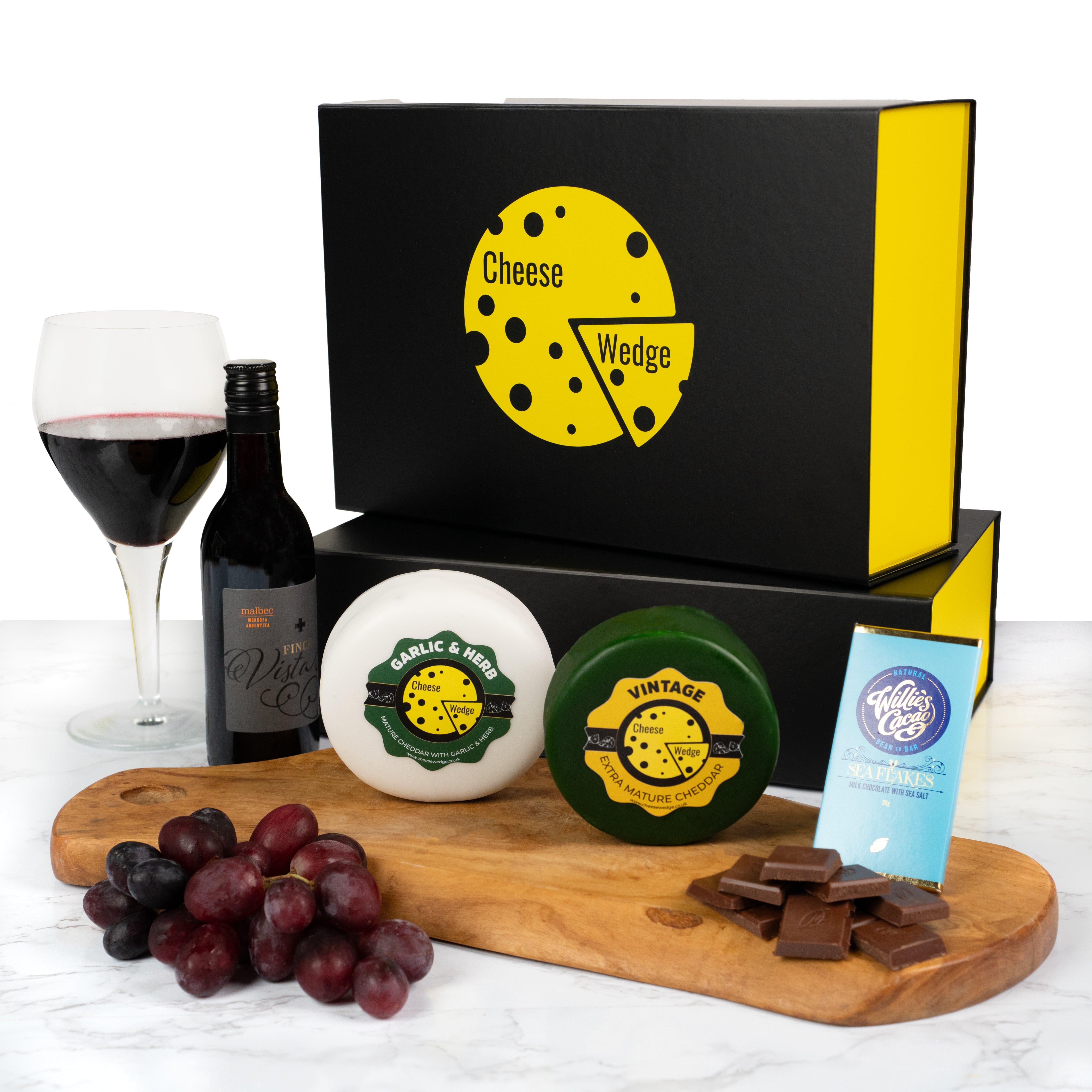 The Box Of Luxury | Wine, Cheese & Chocolate Gift Box – The Cheese ...