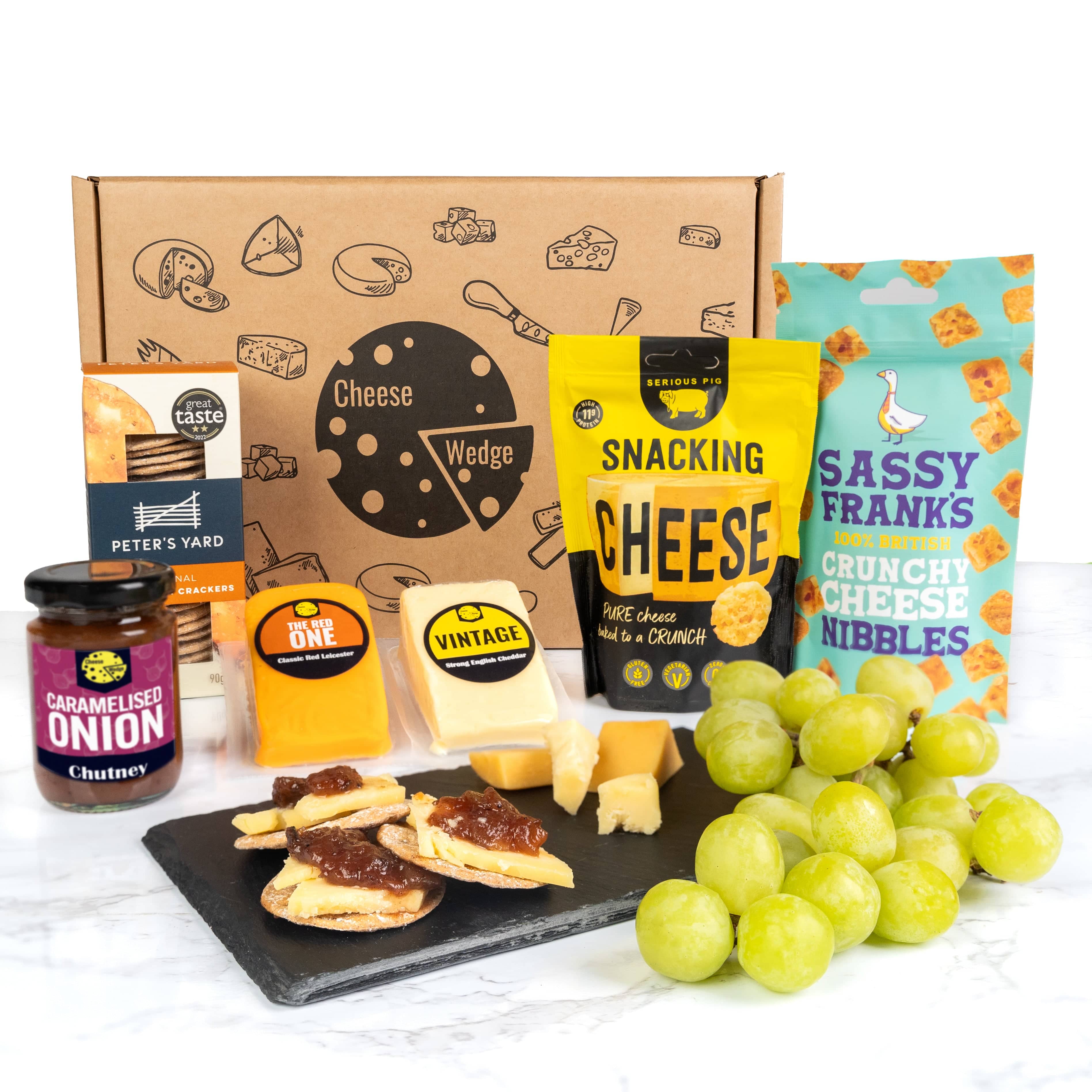 Cheese Snack Box | Artisan Cheese & Savoury Snacks – The Cheese Wedge ...