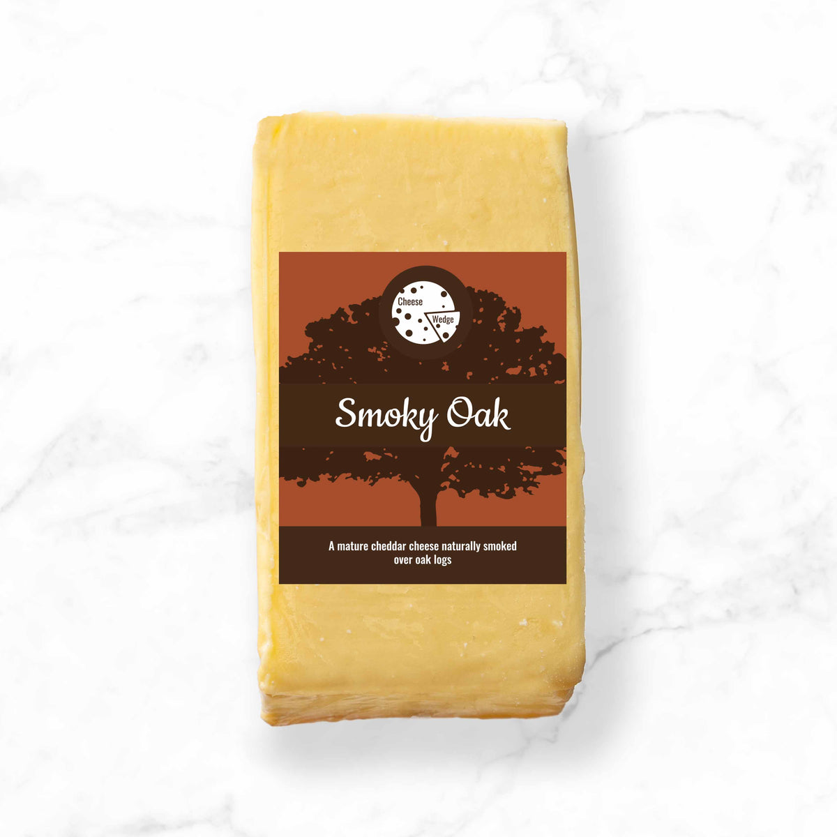 Smoky Oak Cheddar Cheese | Smoked Cheese – The Cheese Wedge Company